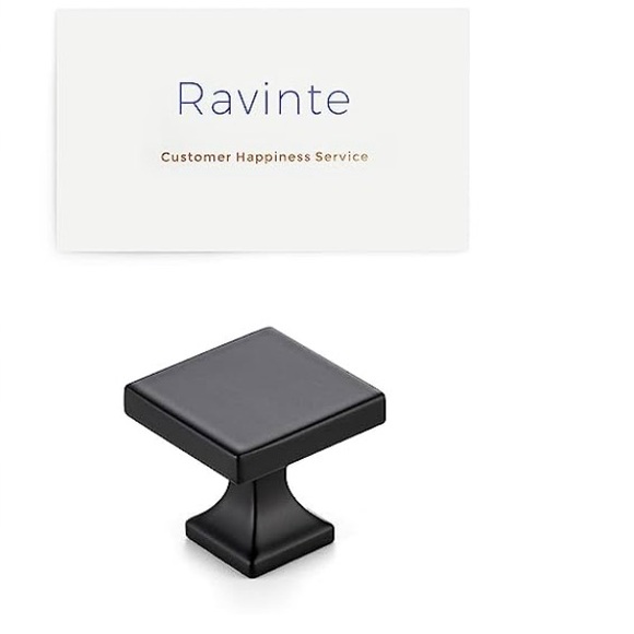 Ravinte | Other | Cabinet Knobs Matte Black Square Knobs For Cabinets And Drawers | Poshmark